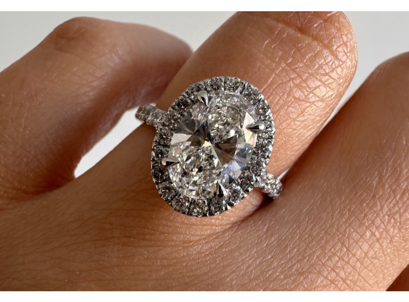The Most Dazzling Diamond Engagement Rings with Pavé Settings