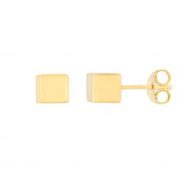 Mini Cube Stud Earrings
